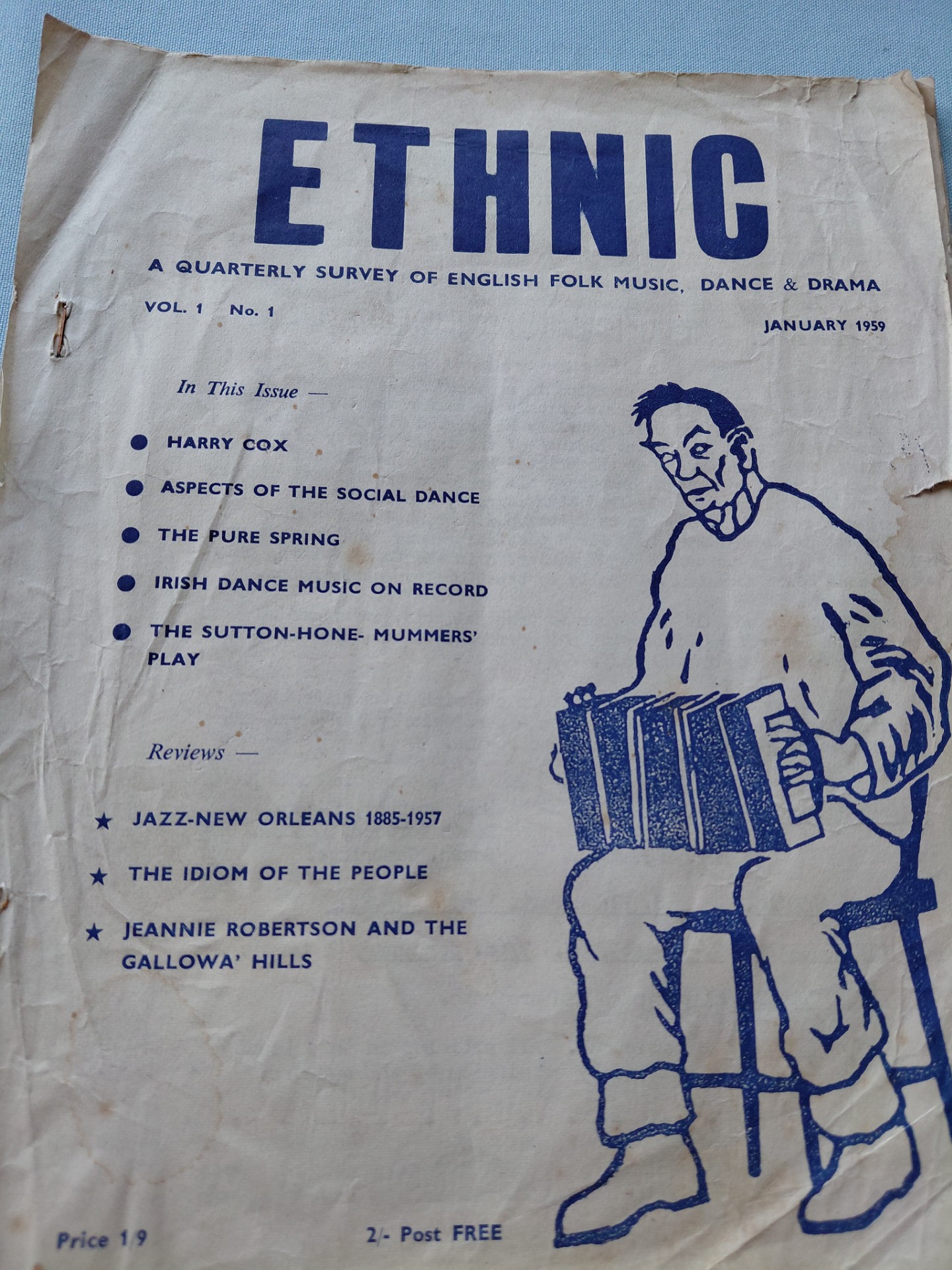 Harry Cox: The Catfield Wonder - East Anglian Traditional Music Trust